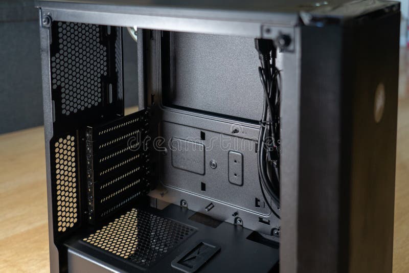 PC build - pc case stock photo. Image of office, grater - 156808706