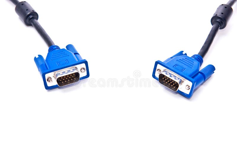 Monitor cable stock photo. Image of cable, blue, monitor - 501680