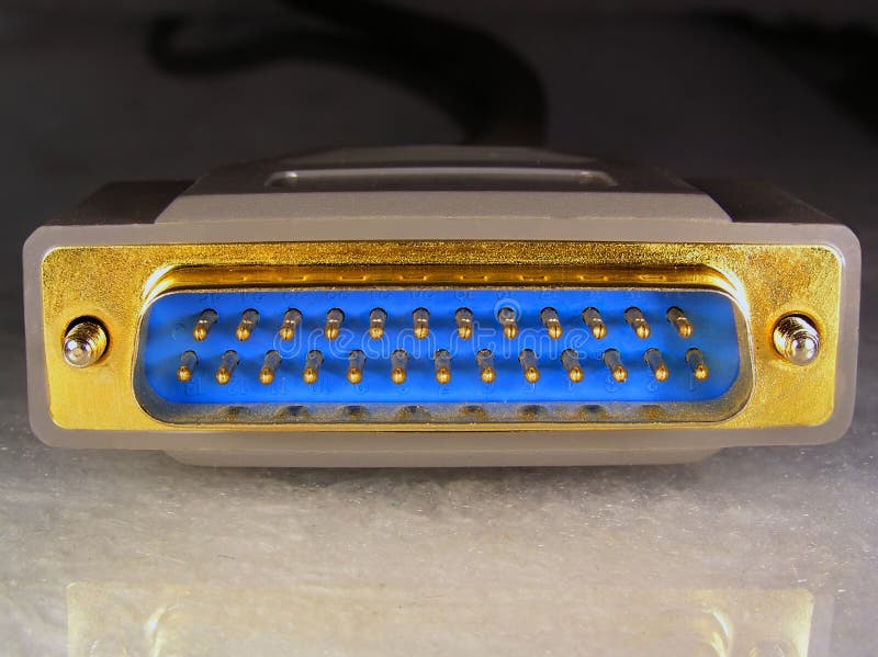 PC Cable Connector stock photo. Image of cable, input - 6562002