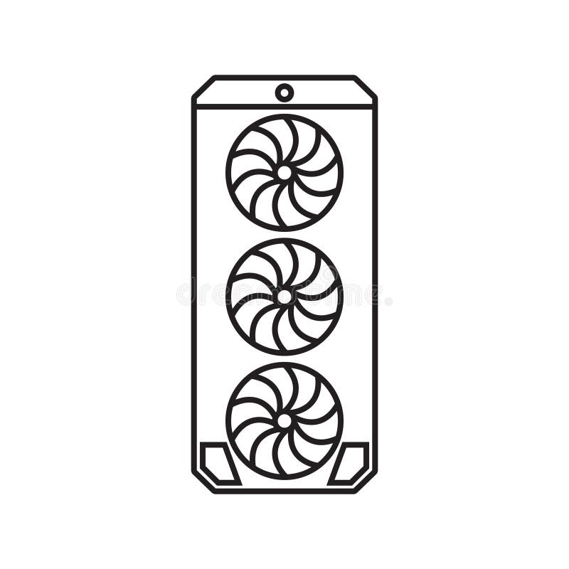 Pc case icon vector stock vector. Illustration of technology - 306379081