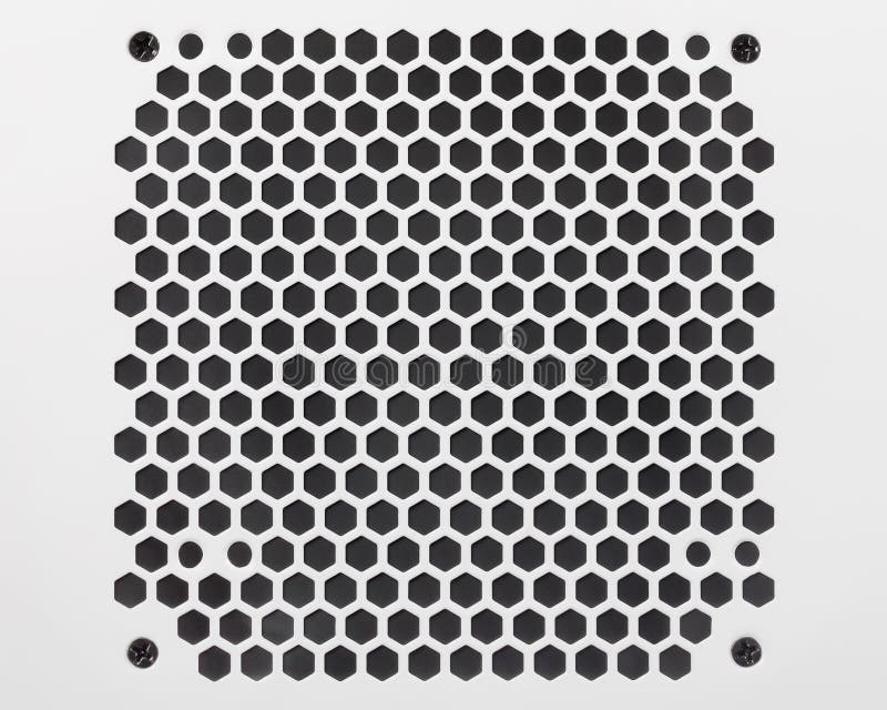 PC case ventilation grille stock image. Image of gray - 55710037