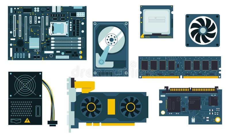 Drawn Motherboard Stock Illustrations – 448 Drawn Motherboard Stock ...