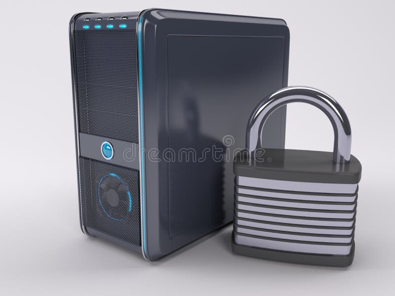 Computer security stock illustration. Illustration of keyboard - 886172