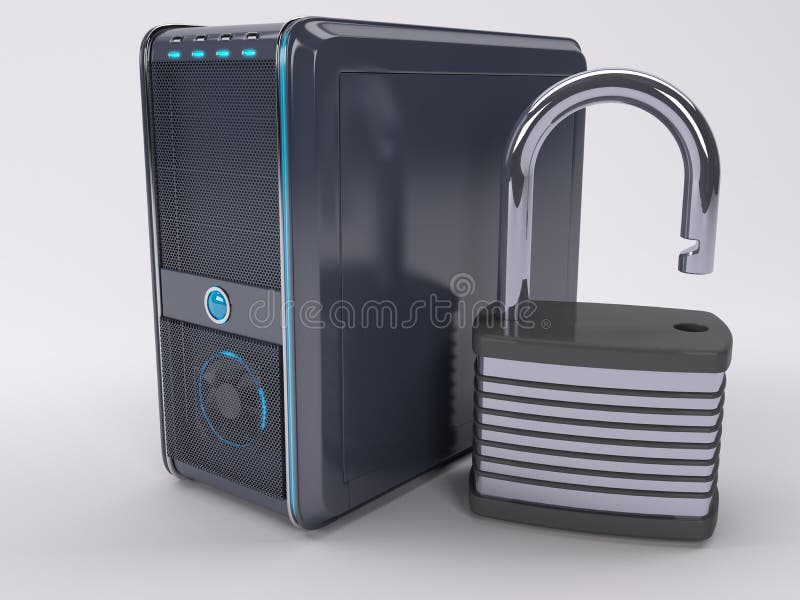 Computer security stock illustration. Illustration of keyboard - 886172