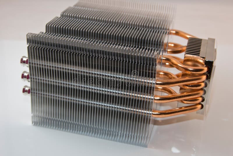 PC cooling unit stock photo. Image of aluminum, single - 51835486