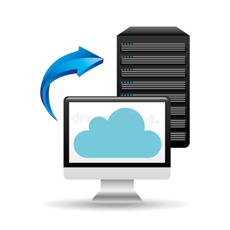 Cloud Computing Data Server Base Technology Icons Stock Vector ... Cloud Computing Data Server Base Technology Icons Stock Vector ...