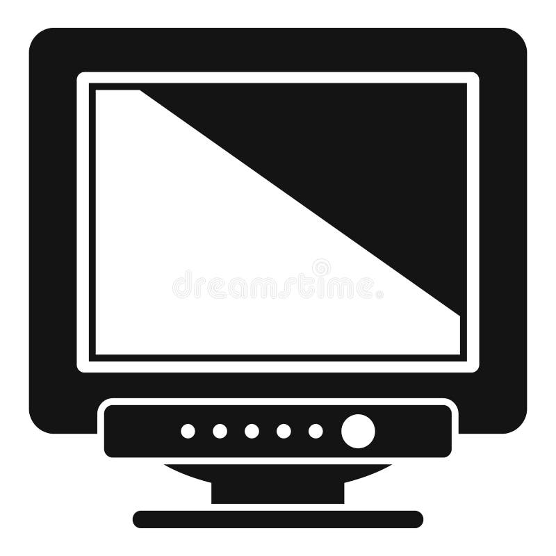 Pc Display Icon Simple Vector. Screen Monitor Stock Illustration ... Pc Display Icon Simple Vector. Screen Monitor Stock Illustration ...