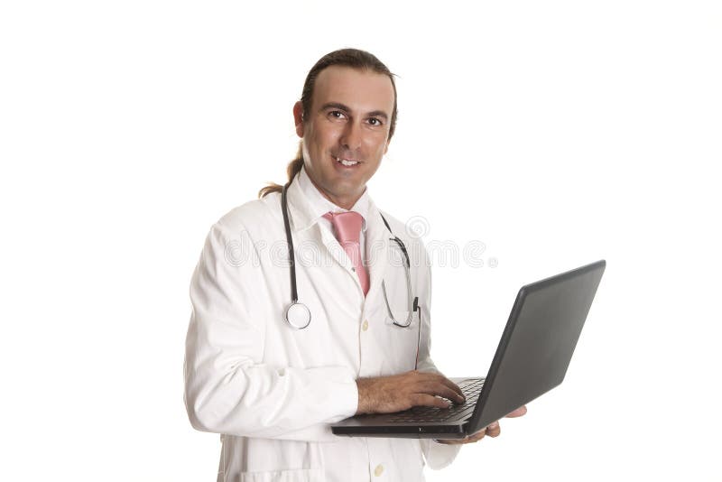 Pc doctor stock image. Image of call, computer, healthy - 25903579