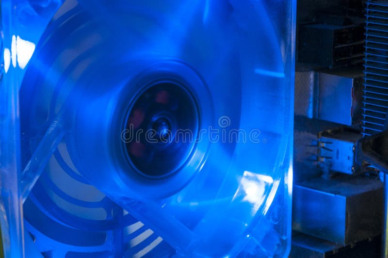 PC Fan stock photo. Image of electronic, chilling, closeup - 37493442