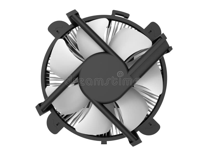 Computer Cooler Line Icon. PC Fan Component Sign. Vector Stock Vector ...