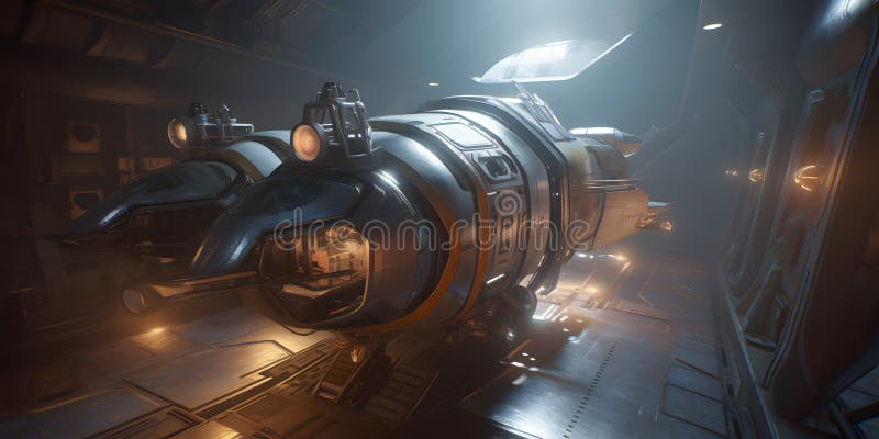 PC Gaming Sci-fi Setting Design a Spacecraft Hyper-realis Three ...