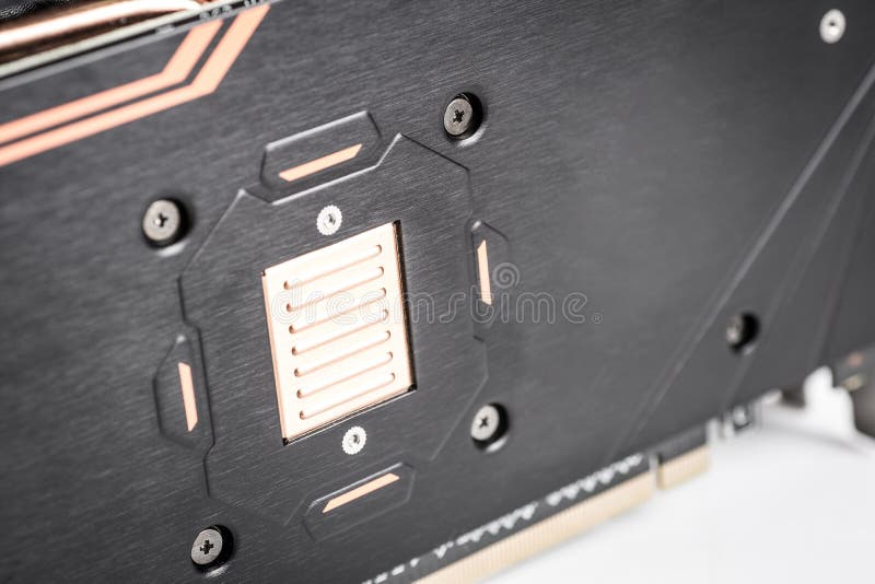 PC Gaming Video Graphic Card GPU Close Up Stock Image - Image of modern ...