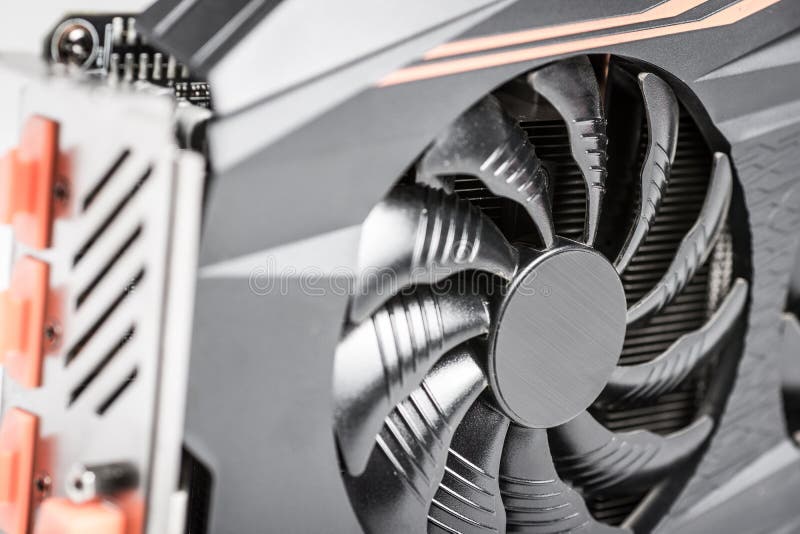 PC Gaming Video Graphic Card GPU Close Up Stock Image - Image of gaming ...