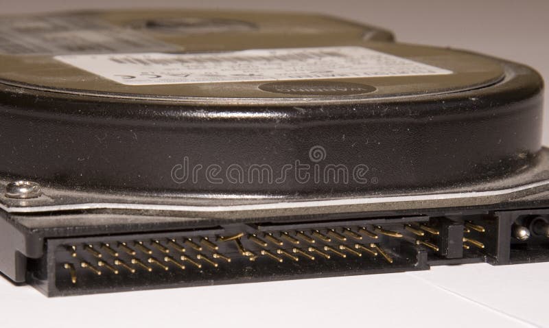 Pc Hard Drive with Bent IDE Pins Stock Photo - Image of inch, component ...