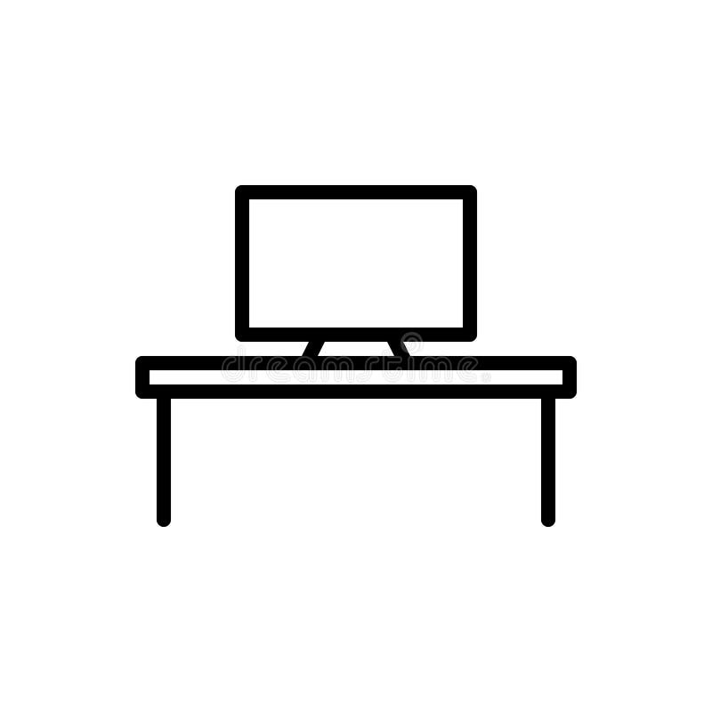 Pc Icon, Computer Icon Vector Illustration Stock Vector - Illustration ...