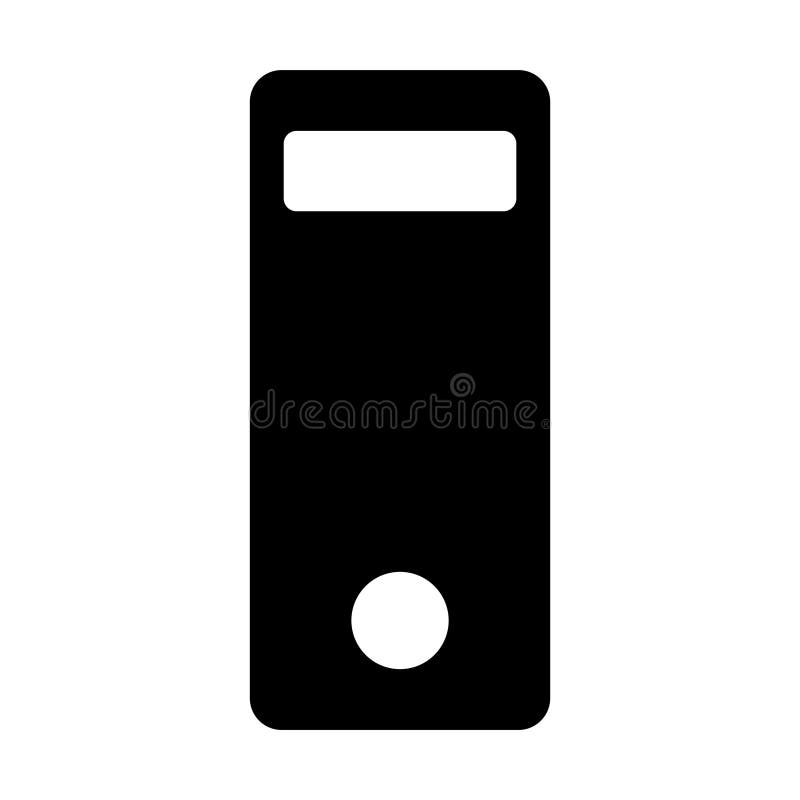 Pc icon vector stock vector. Illustration of design - 281268414