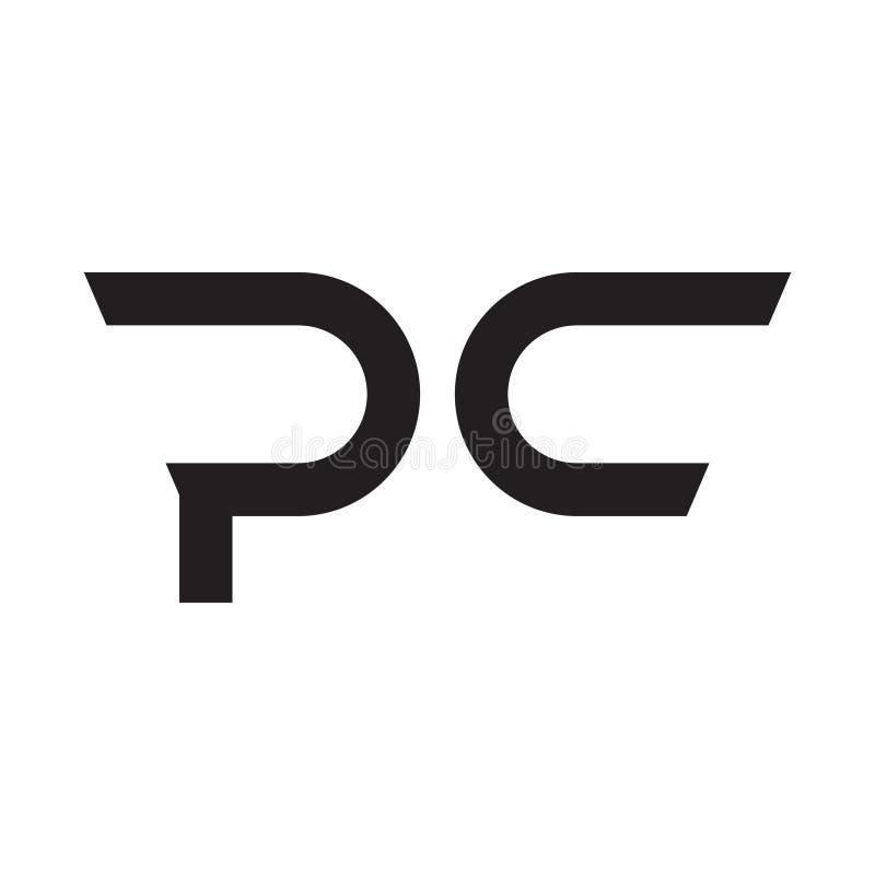 Initial Pc Letter Logo Stock Illustrations – 1,357 Initial Pc Letter ...