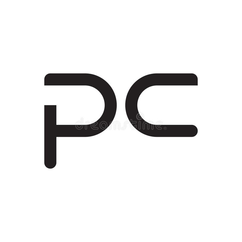 Initial Pc Letter Logo Stock Illustrations – 1,357 Initial Pc Letter ...