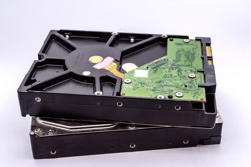 PC Internal Hard Disk 3.5 Isolated on White Background Stock Photo ...