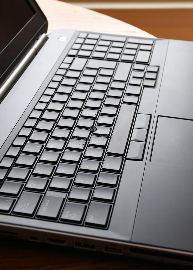 A laptop PC Keyboard stock photo. Image of keys, office - 190820306