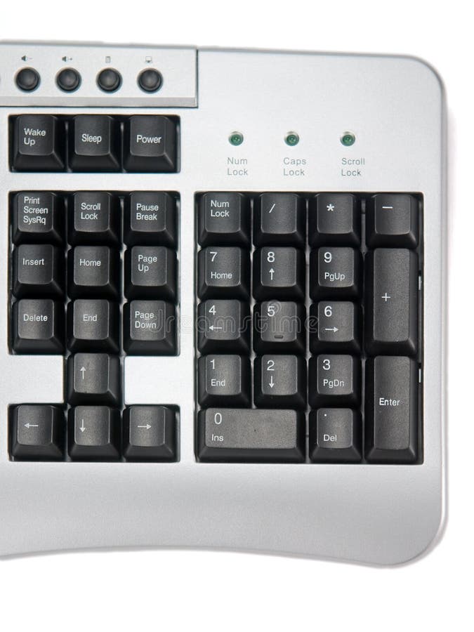 Old Computer Keyboard stock image. Image of input, keys - 8016545