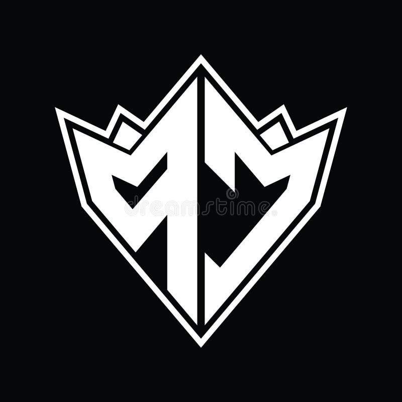 PC Logo Monogram Design Template Stock Vector - Illustration of ...