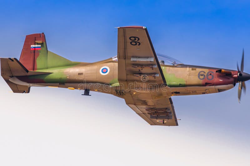 Pilatus PC-9M Slovenian Air Force Editorial Image - Image of colored ...