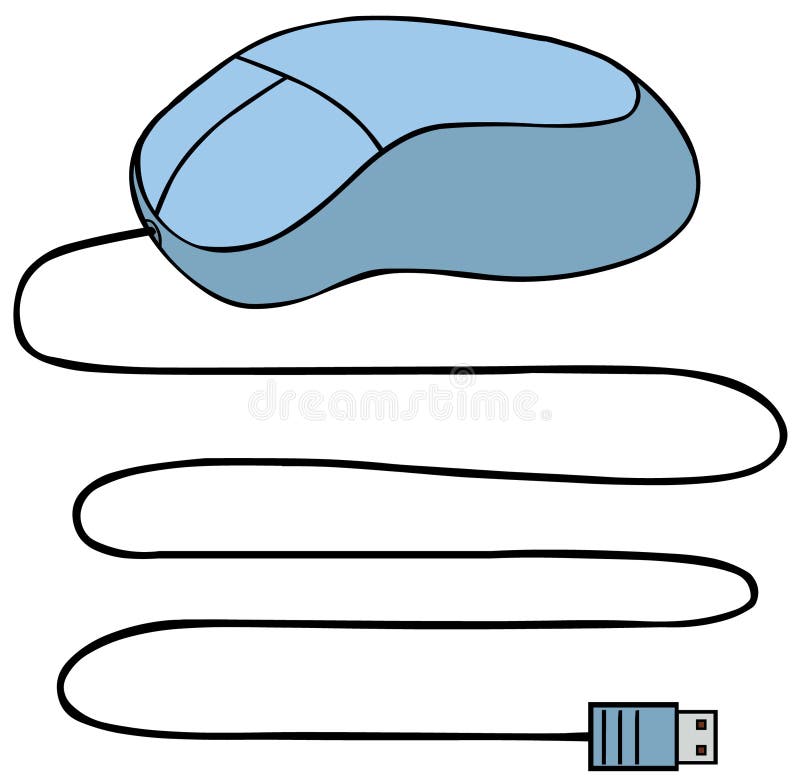 PC mouse stock vector. Illustration of computer, vector - 26294446