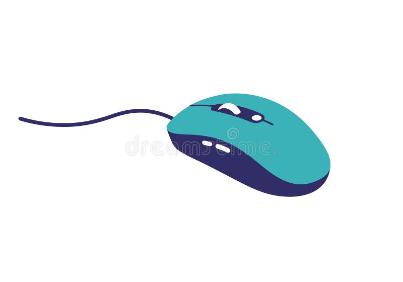 PC Mouse Clipart. stock illustration. Illustration of accessory - 359933828