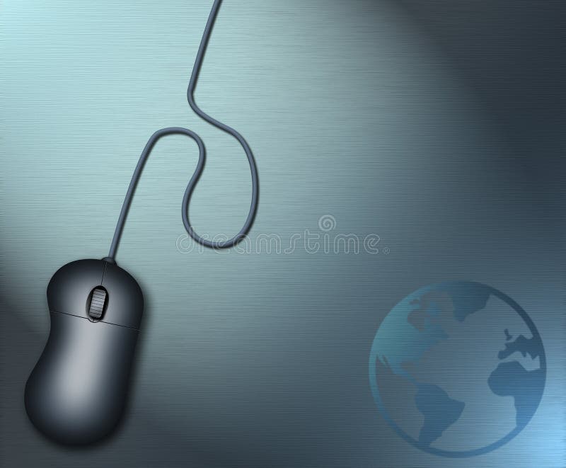 PC mouse concept stock illustration. Illustration of technology - 264294484