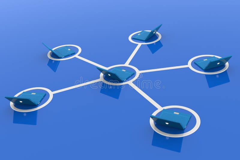 PC-Netz stock abbildung. Illustration von netz, masse - 16109583