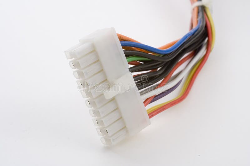 ATX Motherboard Power Connector Stock Image - Image of wire ... ATX Motherboard Power Connector Stock Image - Image of wire ...