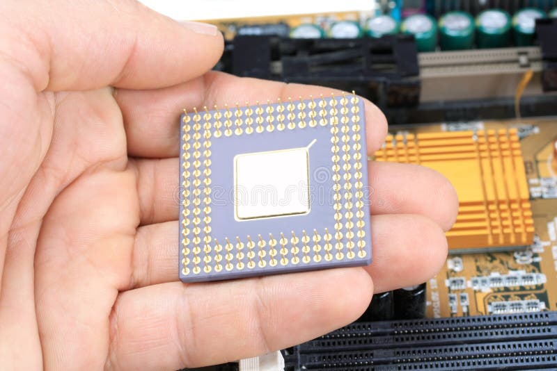 PC procesor stock image. Image of electrical, industry - 13401599