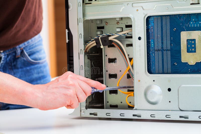 Pc repair stock image. Image of disk, cover, elements - 38303153