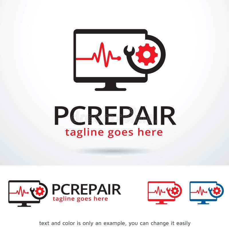PC Repair Logo Template Design Vector Design Stock Vector ...