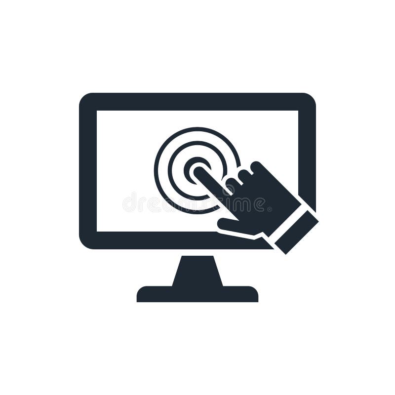 Touch Screen Tablet PC Sign Icon Stock Vector - Illustration of ...