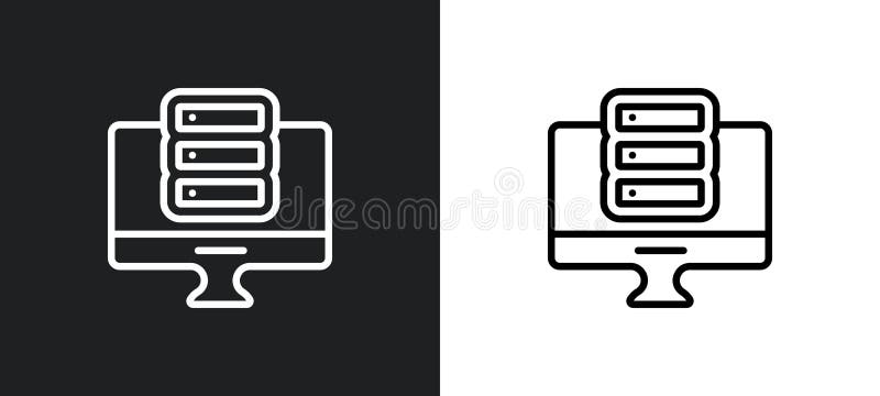 Computer Storage Outline Stock Illustrations – 39,850 Computer Storage ...