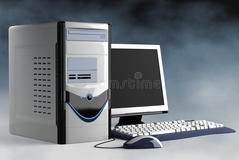 Sick Computer stock illustration. Illustration of keyboard - 473149