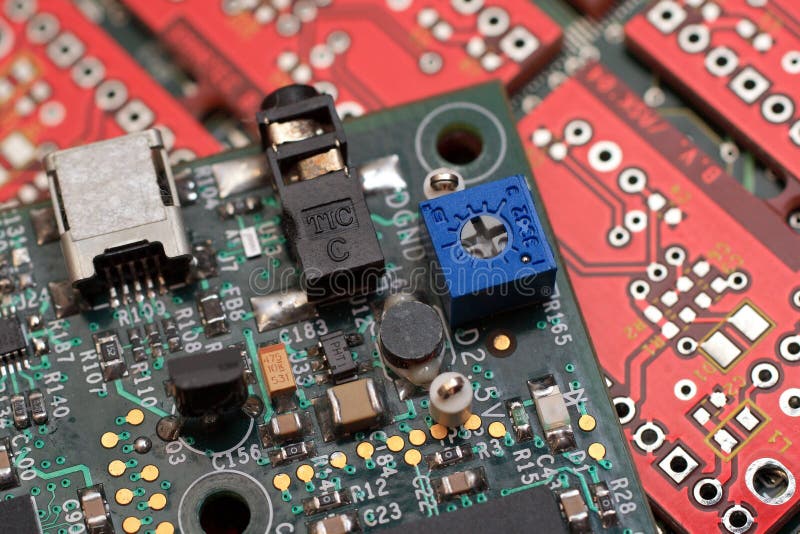 Pcb stock image. Image of microchip, current, card, electrical - 6287515