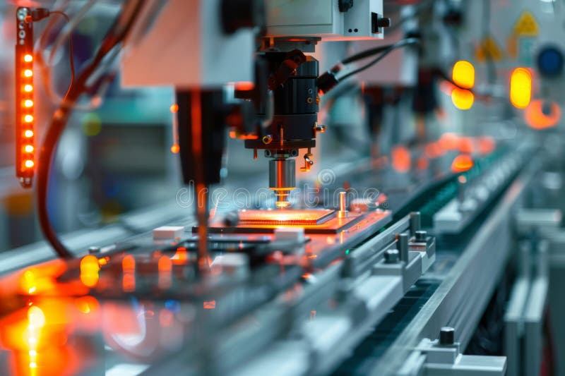 PCB assembly machine stock photo. Image of engineering - 317173142