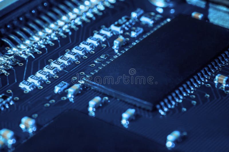 Pcb board semi conductor stock photo. Image of data, hardware - 81934604