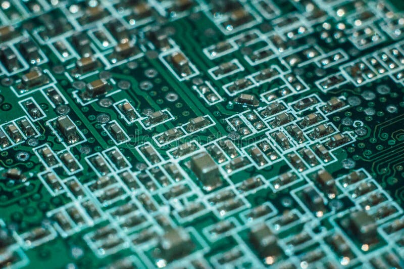 Pcb board semi conductor stock photo. Image of data, hardware - 81934604
