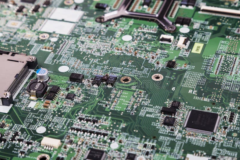PCB circuit board stock photo. Image of microchip, tech - 75008550