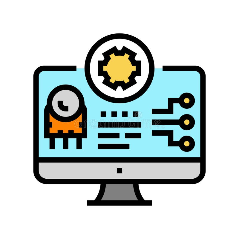 Pcb Inspection Electronics Color Icon Vector Illustration Stock Vector ... Pcb Inspection Electronics Color Icon Vector Illustration Stock Vector ...
