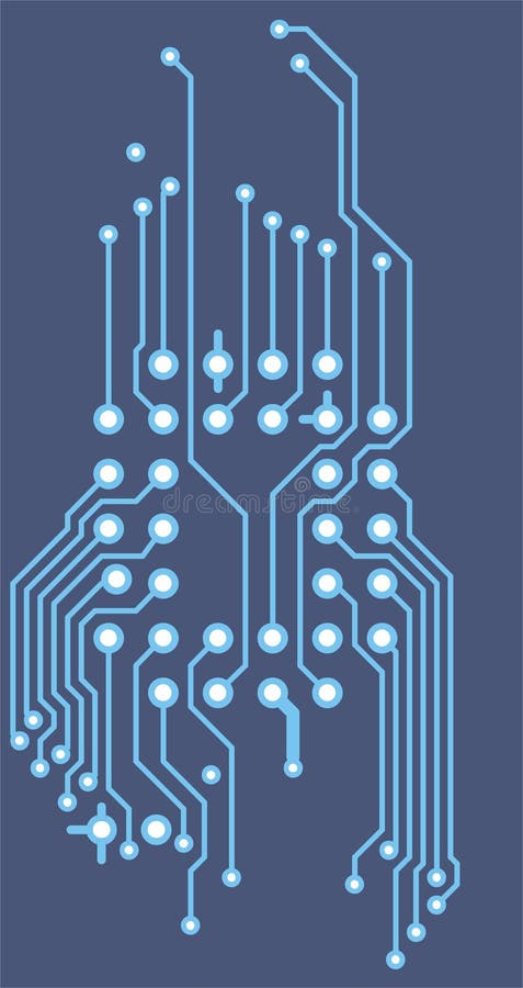 PCB (printed Circuit Board) 6 Stock Illustration - Illustration of ...
