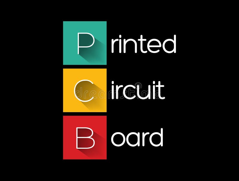 PCB Printed Circuit Board - Laminated Sandwich Structure of Conductive ...