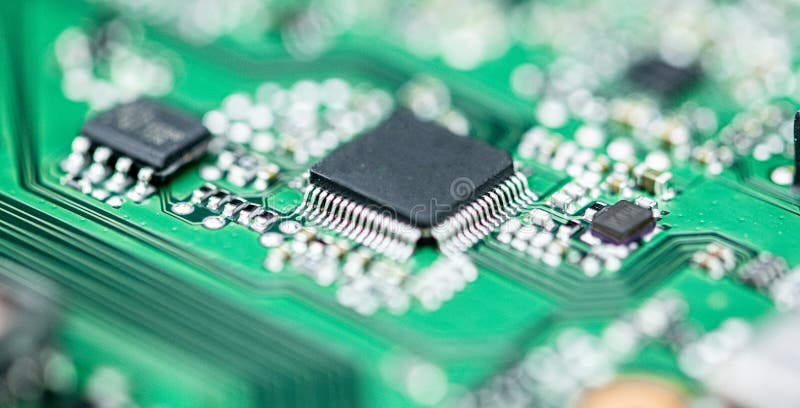 Electronic components stock photo. Image of computer - 19688896