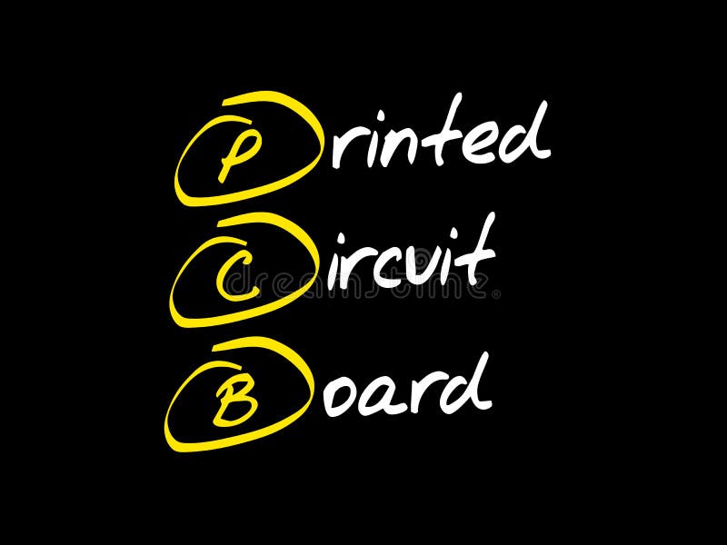 PCB Printed Circuit Board - Laminated Sandwich Structure of Conductive ...