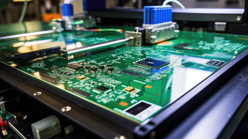 Pcb Surface Mount Technology Stock Illustration - Illustration of ...