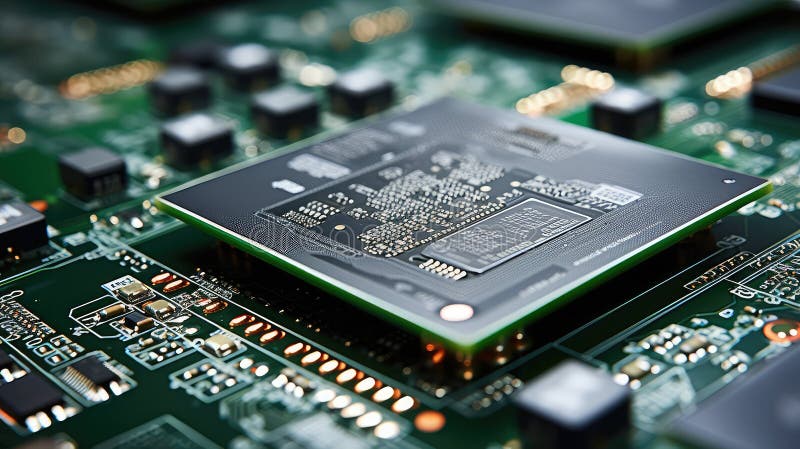 Pcb Surface Mount Technology Stock Illustration - Illustration of ...